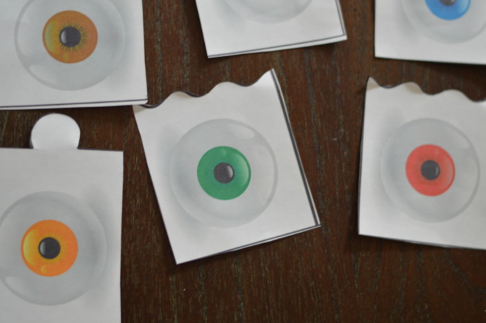 Halloween Spooky Eyeball Color Matching Puzzles – Miniature Masterminds
