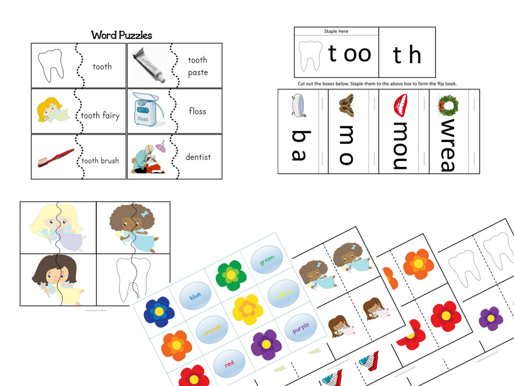 The Tooth Fairy 103 Page Printable PreschoolKindergarten Educational ...