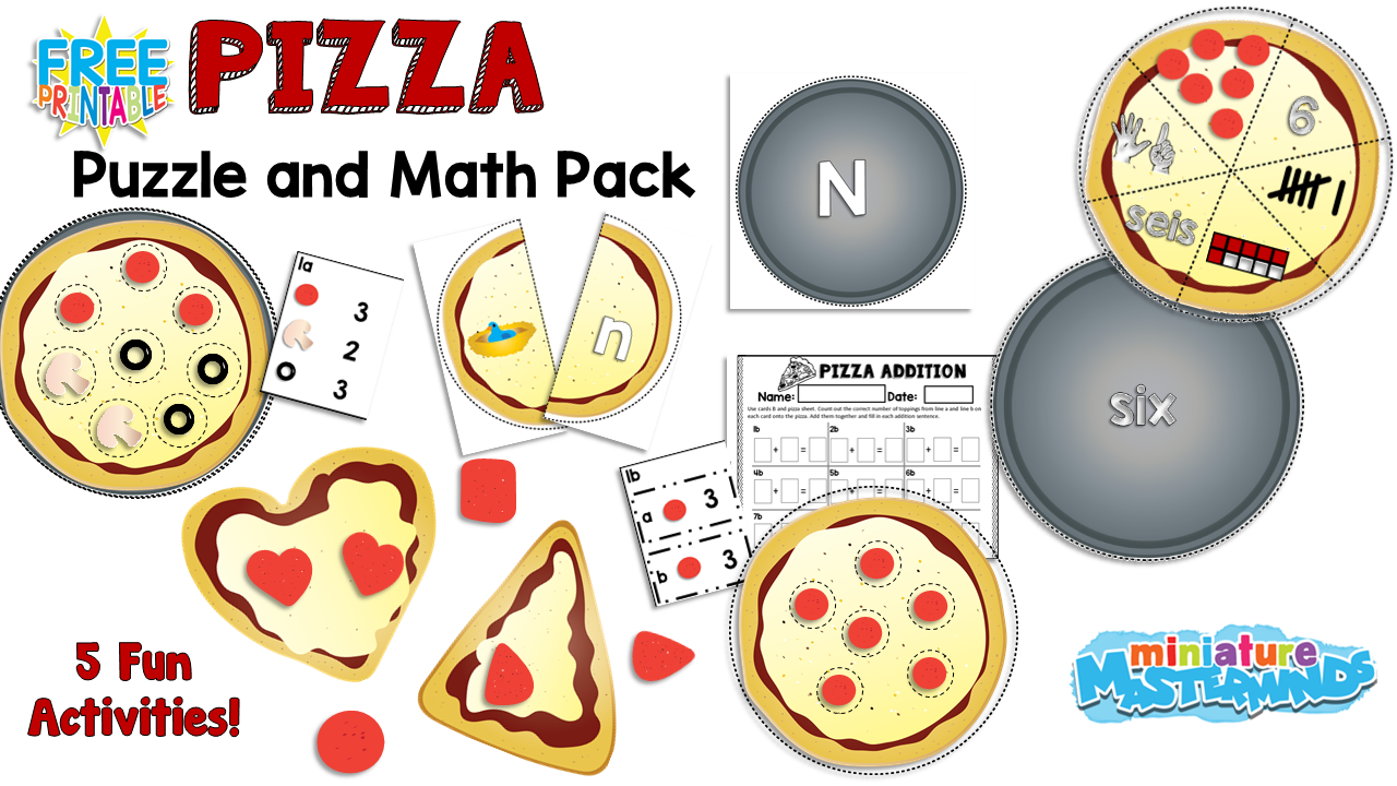 Pizza Puzzle Pack SI – Miniature Masterminds