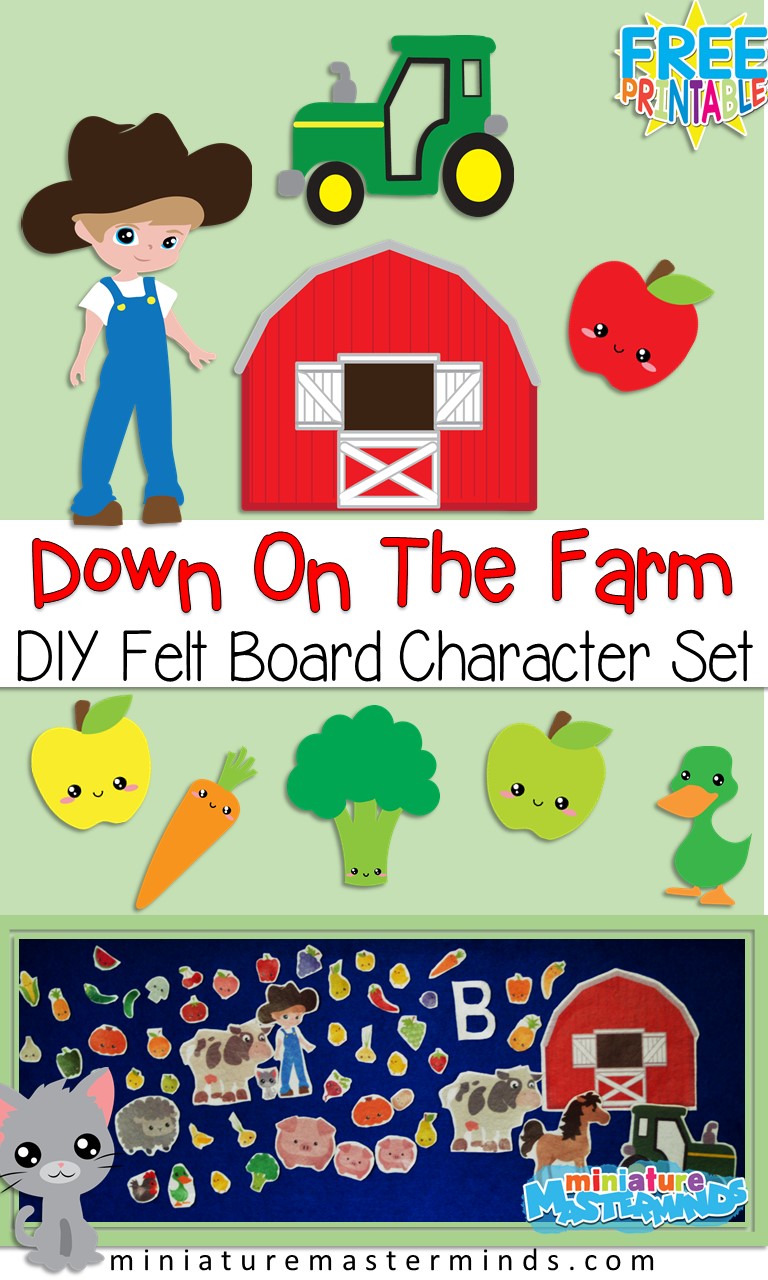 Farm Character Set – Miniature Masterminds
