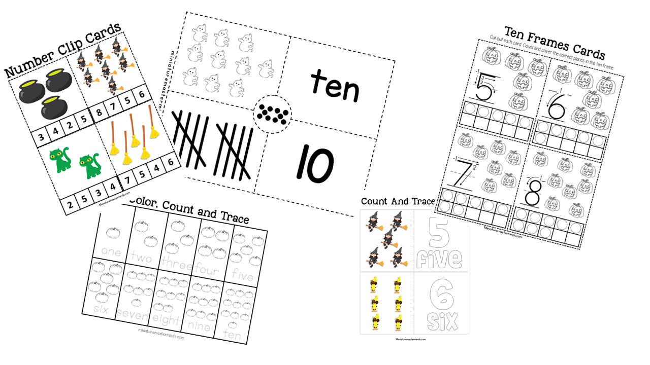 Halloween Worksheet and Activity Pack – Miniature Masterminds
